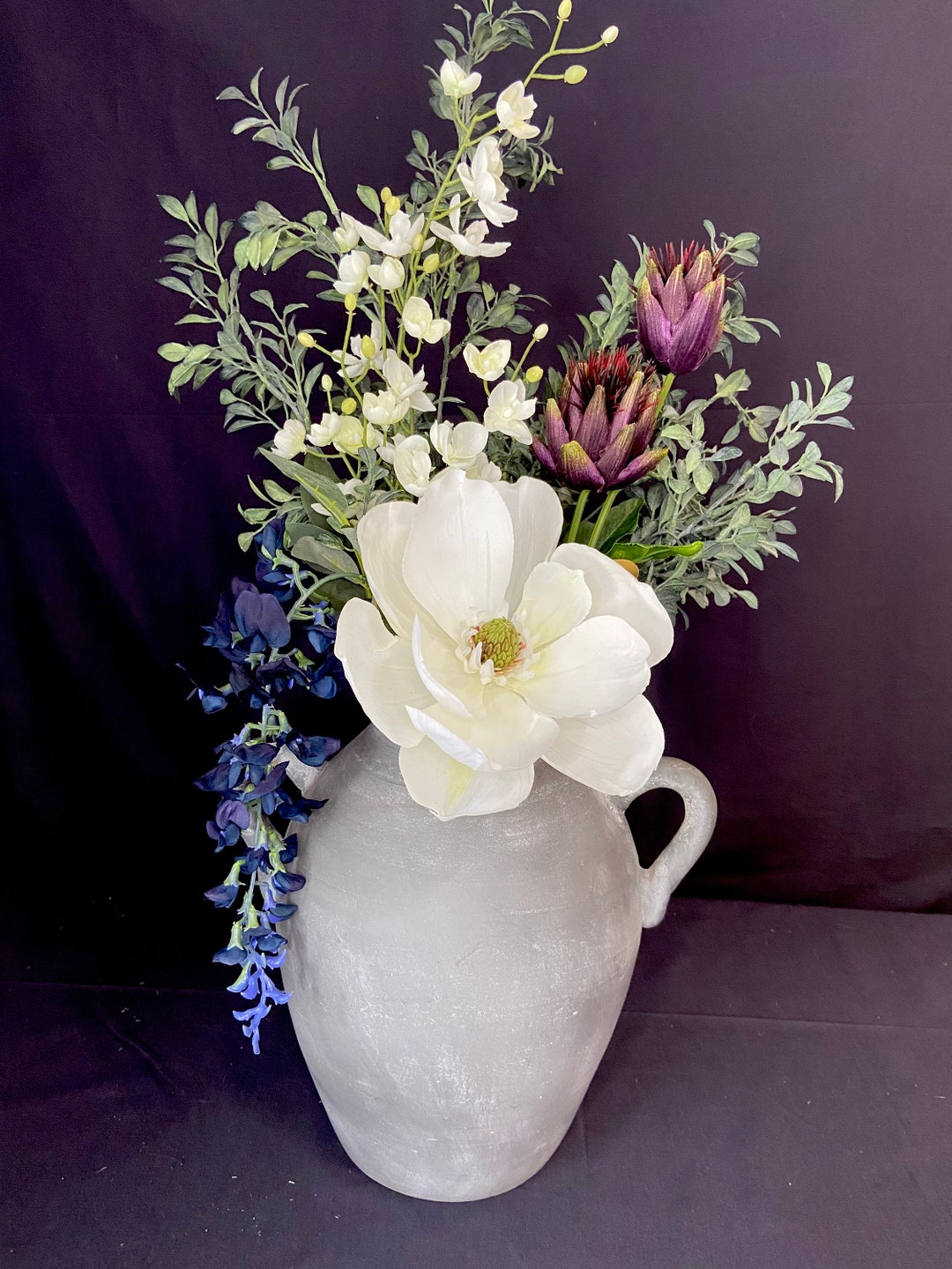 Southern Bell - Elegant Magnolia Floral Centerpiece High-quality ...