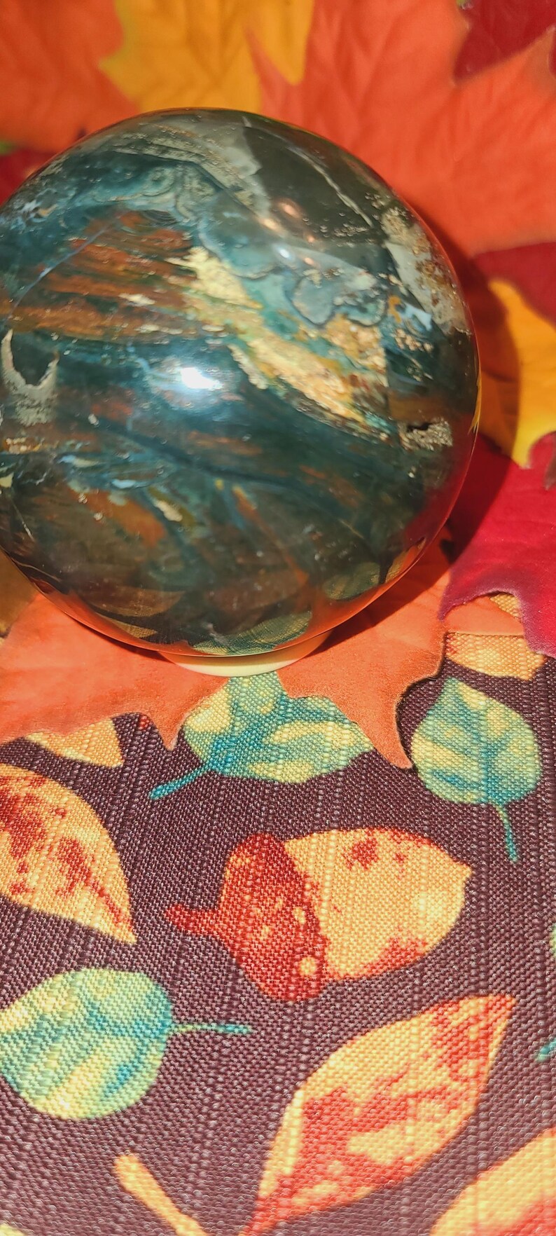 Blue Ocean Jasper Sphere - Etsy