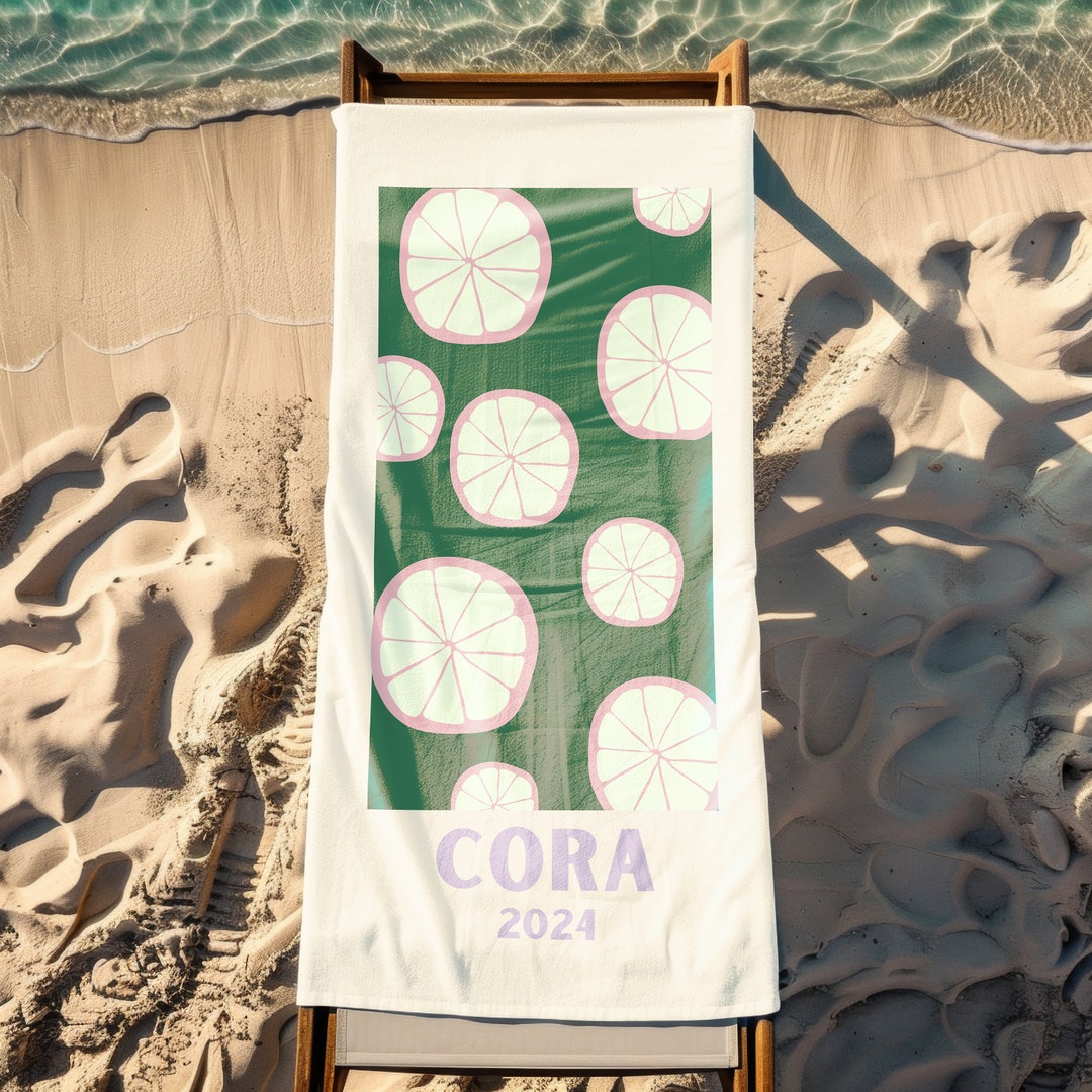 Custom Towel for Tween or Teen Birthday Gift for Daughter Beach Towel ...