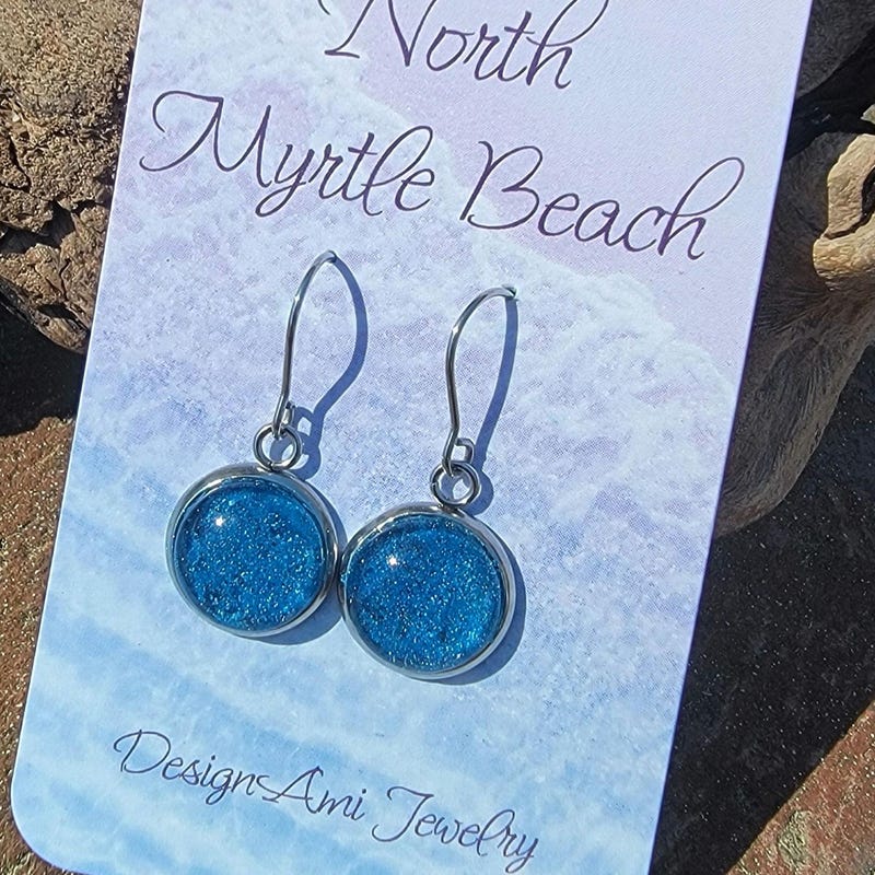 Sand Earrings - Etsy