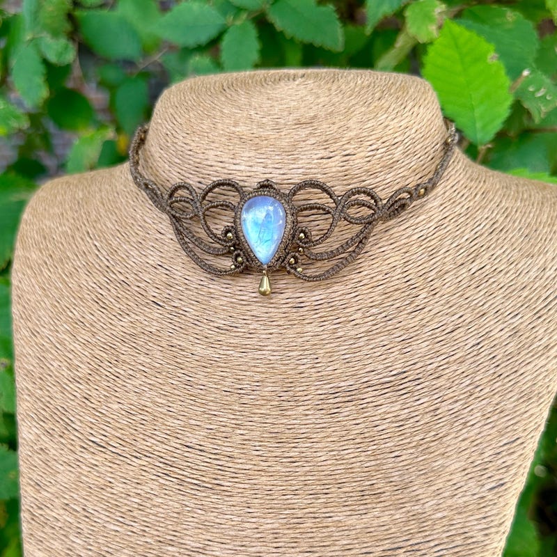 Macrame Choker - Etsy