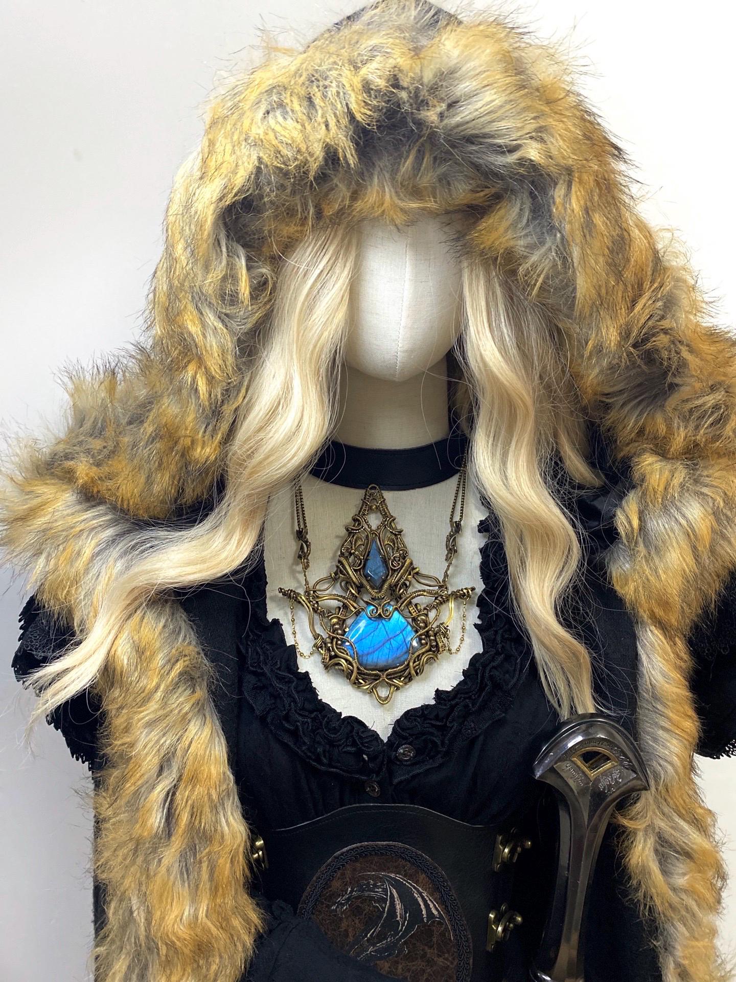 King of the Ice Realm Massive Labradorite Wire Wrapped Statement ...