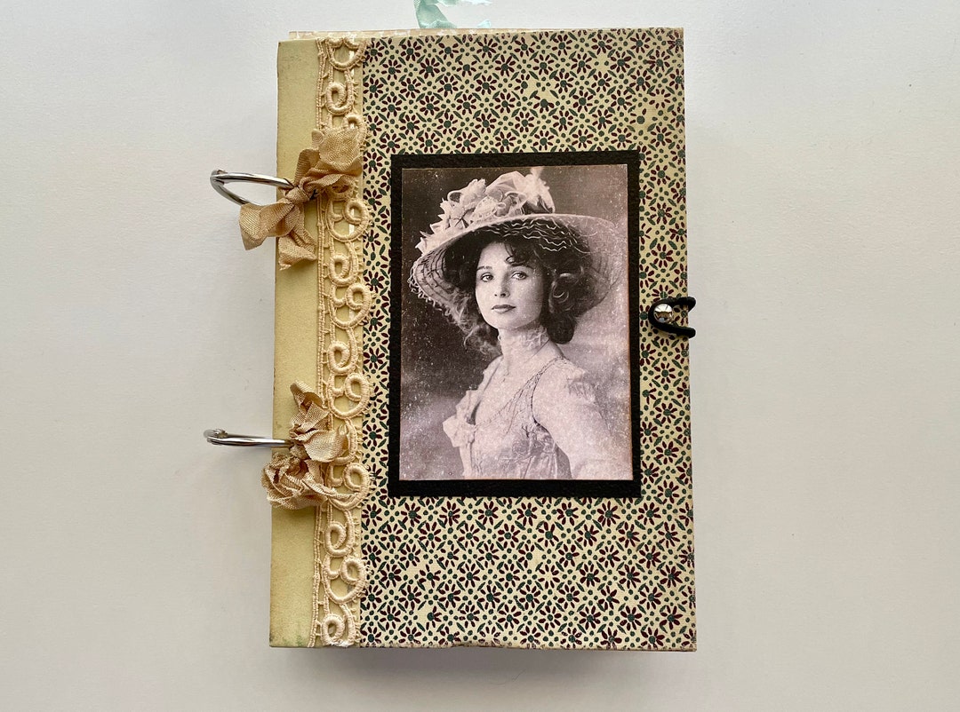 ON SALE Handmade Vintage Style Thick Journal Made With Vintage Reader's ...