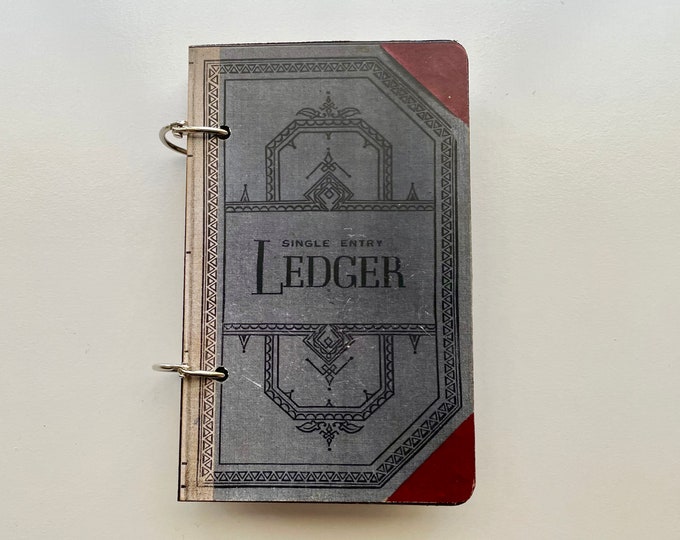Handmade Vintage Style Small Journal With Vintage Book Pages, Coffee ...