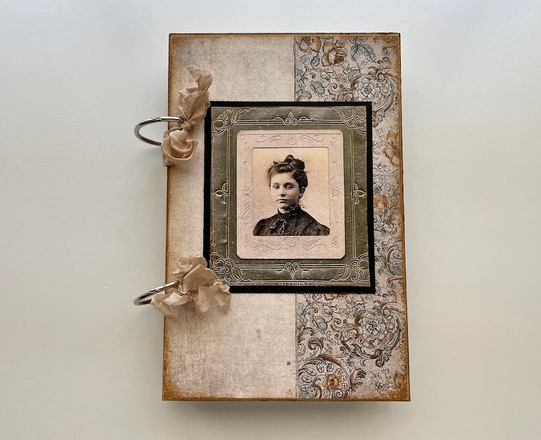 Handmade Hard Cover Vintage Style Journal With Vintage Book Pages ...