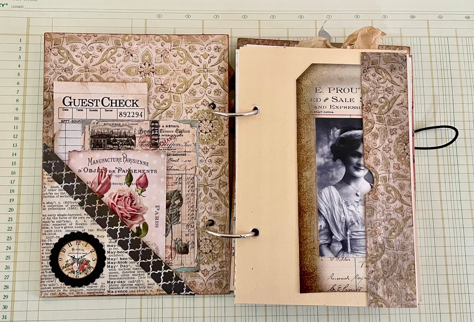 Handmade Vintage Style Journal or Junk Journal With Vintage - Etsy