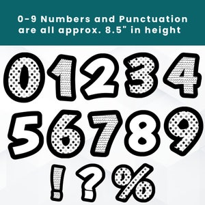 Black and White Classroom Decor, Printable Black and White Bulletin ...