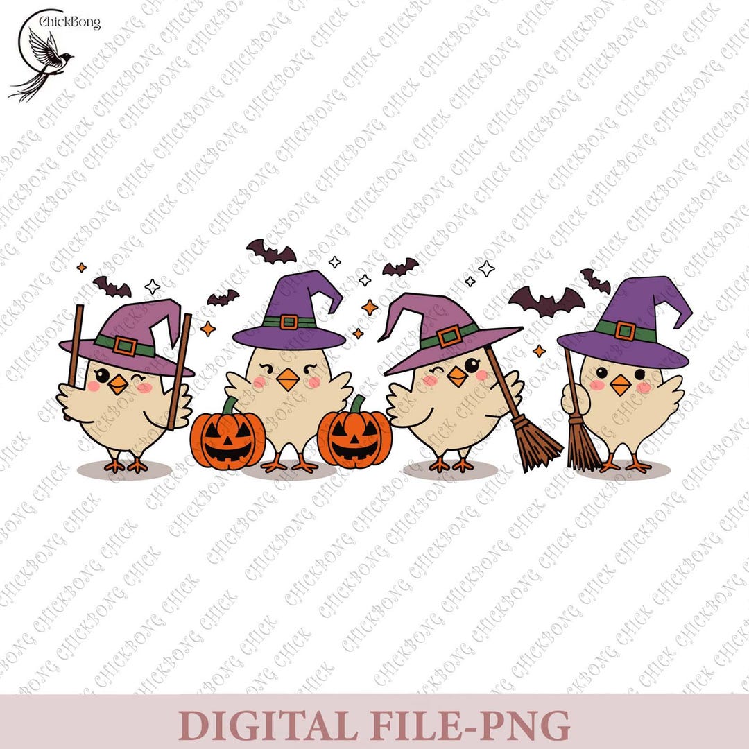 Funny Chicken Witches Svg, Halloween Svg, Halloween Animal Svg, Chicken ...