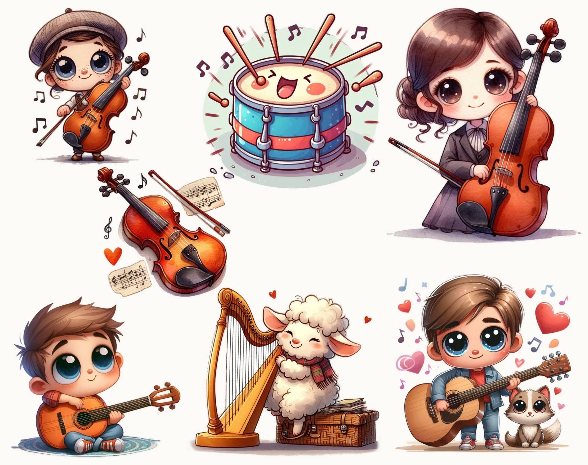 15 Png,musical Instruments Clipart Bundle,musical Instruments Png ...