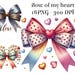 My Heart Bow - 16 PNG, Heart, Bow, Love, Decoration, Love, Valentine's ...