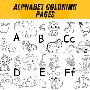 Printable Alphabet Coloring Pages for Kids | Fun ABC Learning Activity ...