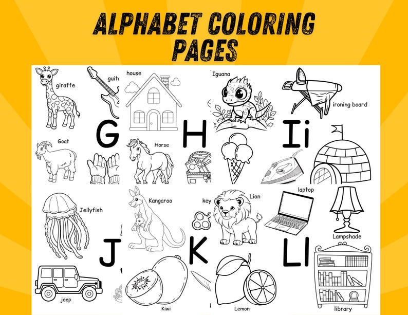 Printable Alphabet Coloring Pages for Kids | Fun ABC Learning Activity ...