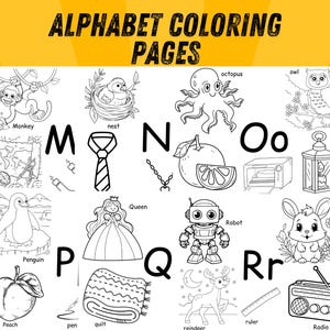 Printable Alphabet Coloring Pages for Kids | Fun ABC Learning Activity ...