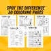 Spot the Difference With Coloring Pages for Kids, Fun & Educational ...