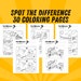 Spot the Difference With Coloring Pages for Kids, Fun & Educational ...