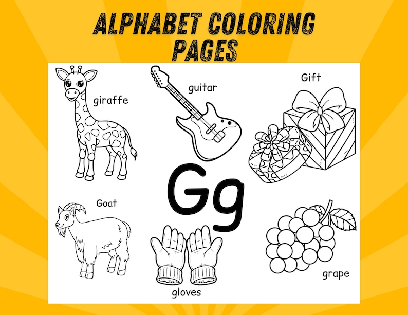 Printable Alphabet Coloring Pages for Kids | Fun ABC Learning Activity ...