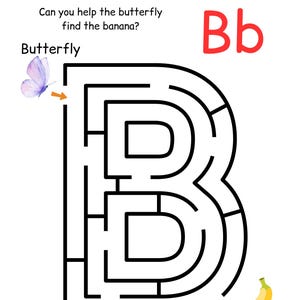 Alphabet Maze Printable | ABC Maze Activity for Kids | Educational ...