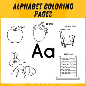 Printable Alphabet Coloring Pages for Kids | Fun ABC Learning Activity ...