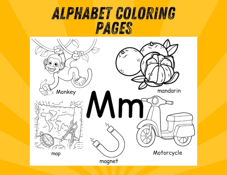 Printable Alphabet Coloring Pages for Kids | Fun ABC Learning Activity ...