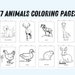 Learning Animals With Coloring, Fun Coloring Book for Kids, Animals ...