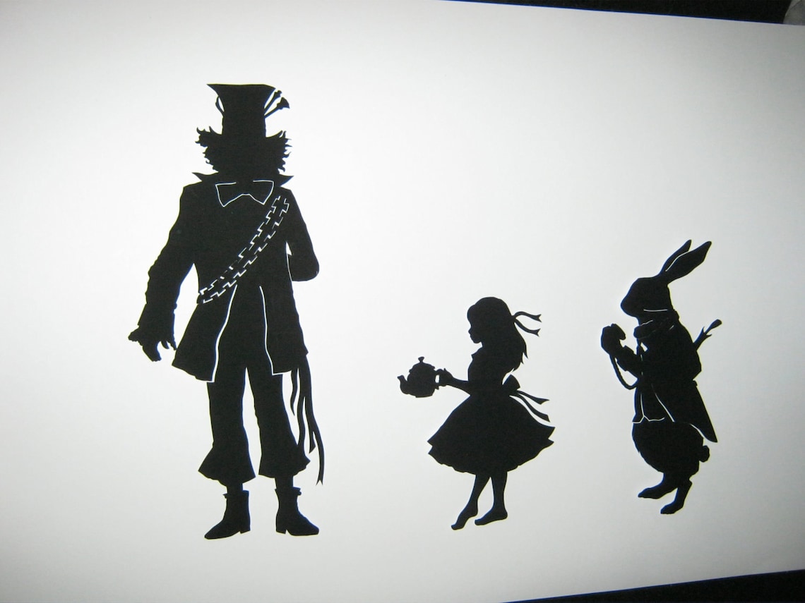 The March Hare Silhouette - Etsy