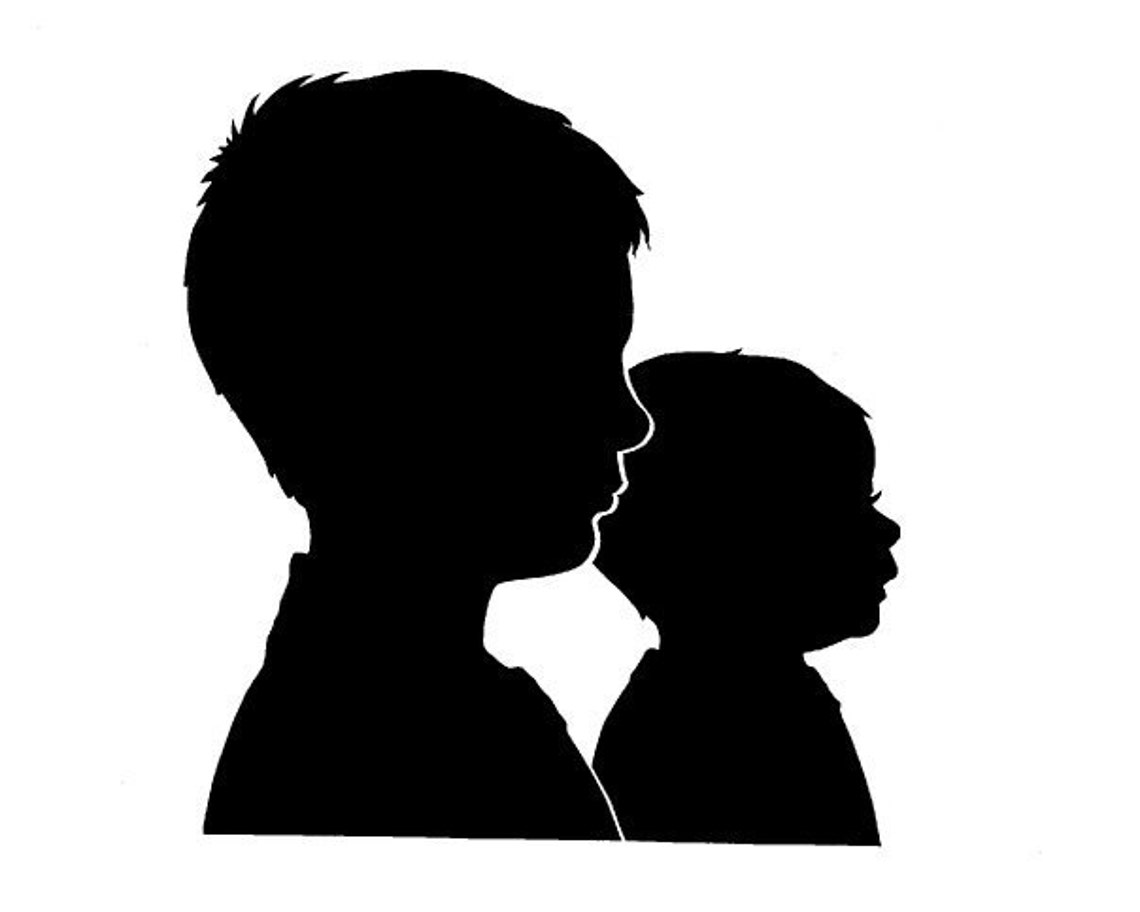 Custom Double Silhouette (not a Print) - Etsy