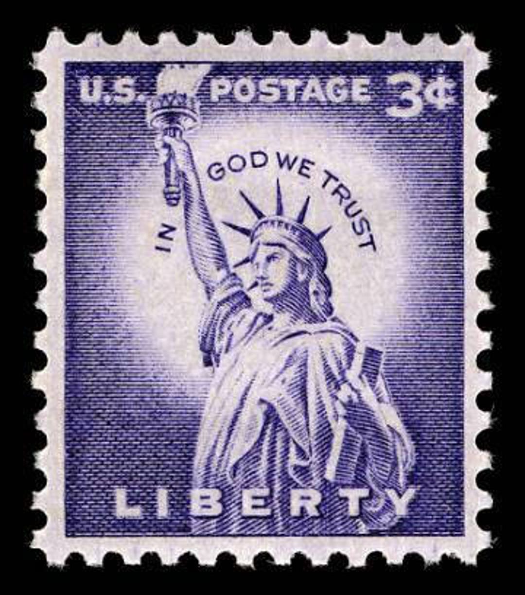 Five 5 Unused US Postage Stamps - Statue of Liberty 3c // 3 Cent Stamps ...
