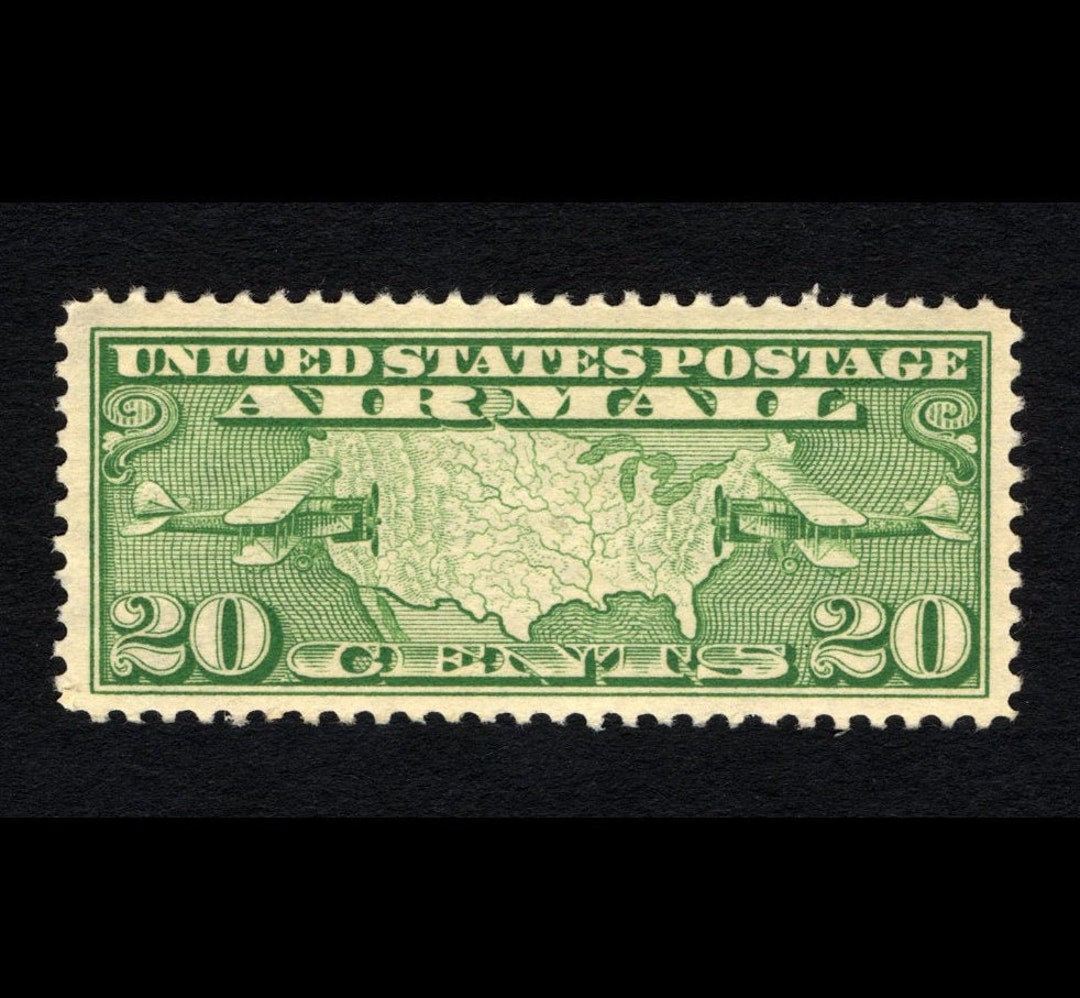 1927 Airmail Postage Stamp: 20 Cent US Stamp - Etsy