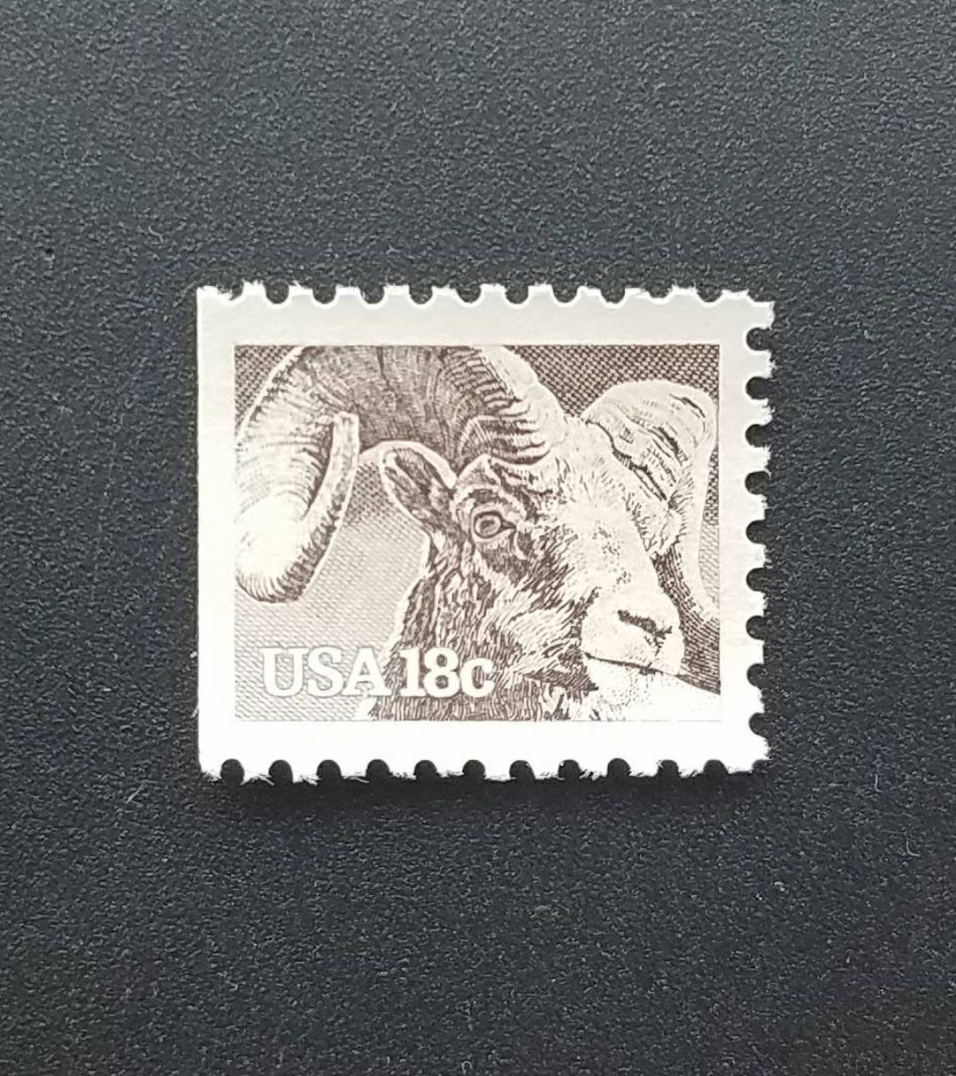 Ten 10 Bighorn Sheep 18c Stamps // American Wildlife 18c // Vintage ...