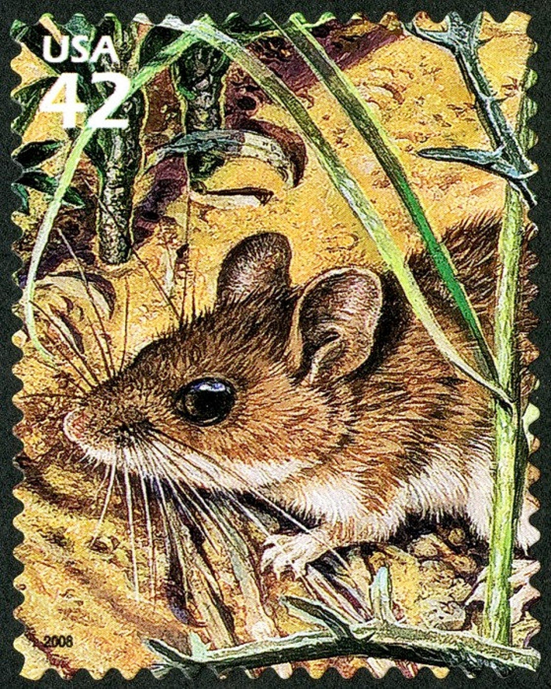 One 1 White-footed Mouse 42c // Great Lakes Dunes 42c (10th Nature of ...