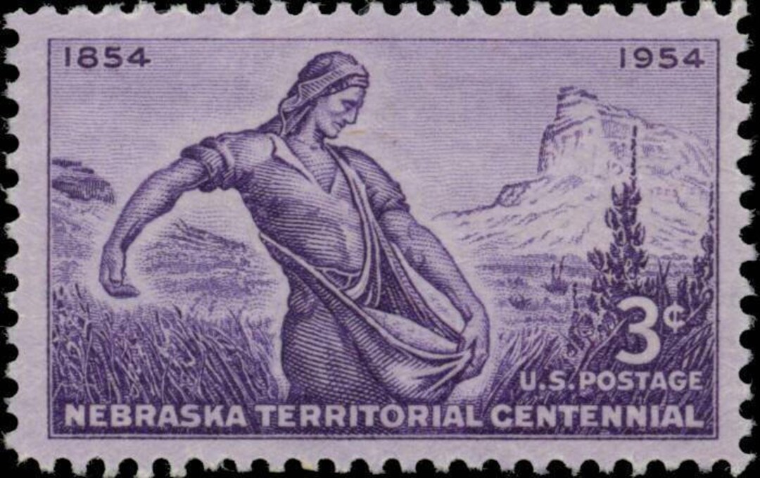 Nebraska Centennial 3 Cent Stamp, 1954 Vintage Postage (set of 5) - Etsy