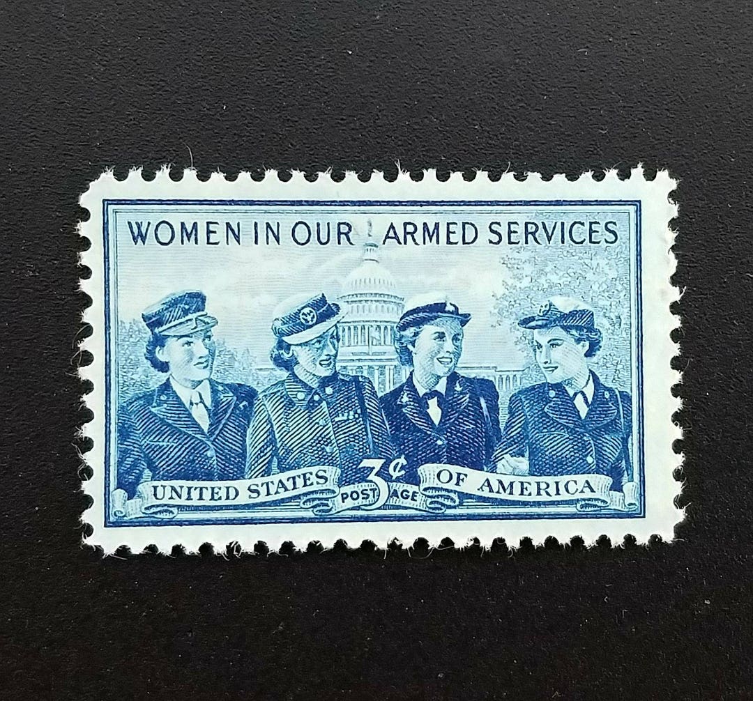 Women in the Armed Forces 3c Stamp // Vintage Unused Postage Stamps ...