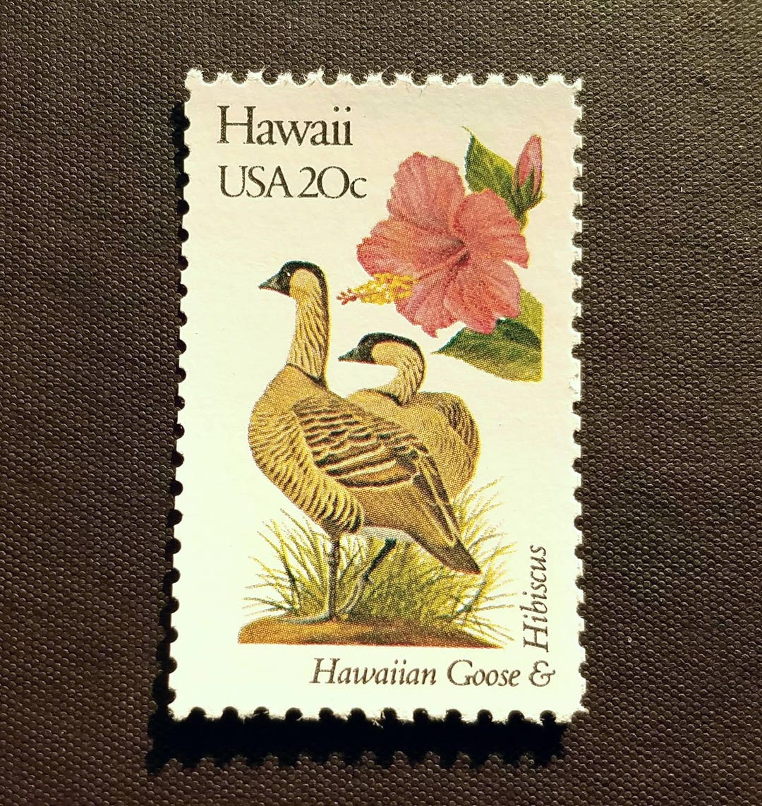 Vintage Hawaii Bird & Flower 20c Postage Stamps: 20 Cent, Set of 5 - Etsy