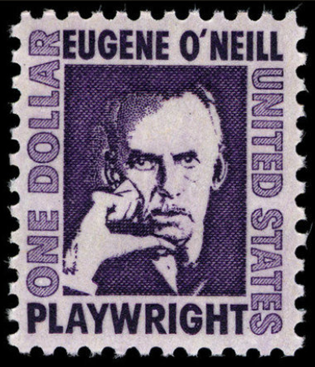 One 1 Unused Vintage Postage Stamps - Eugene O'neill // 1 Dollar Stamp ...