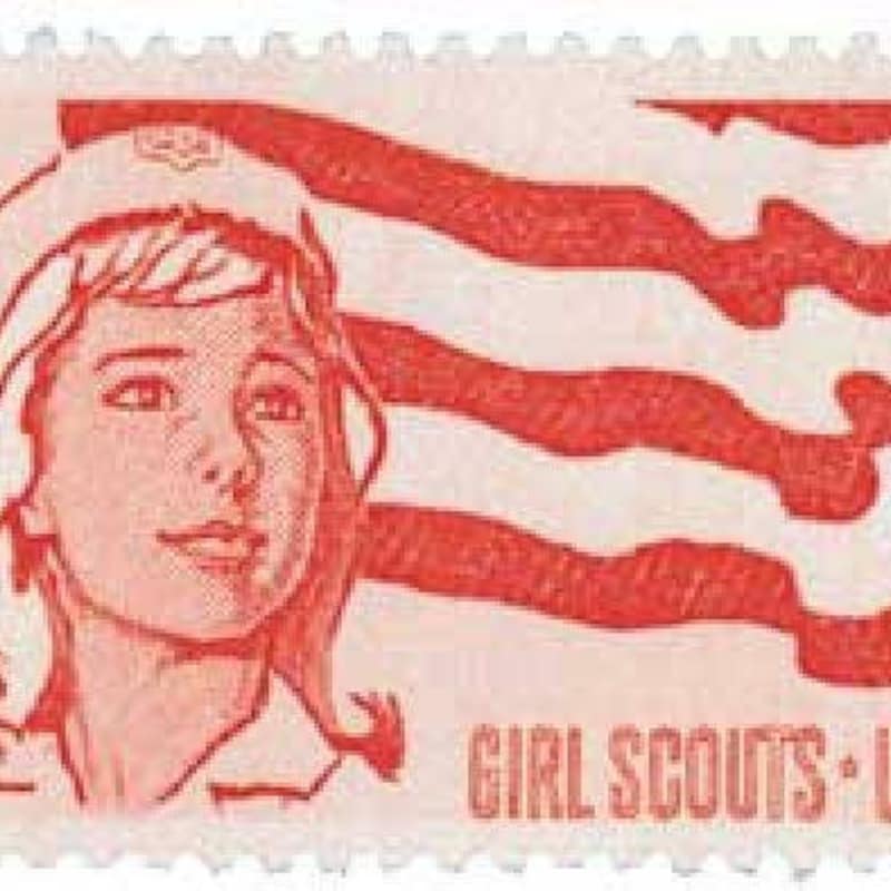 Girl Scout Stamp - Etsy