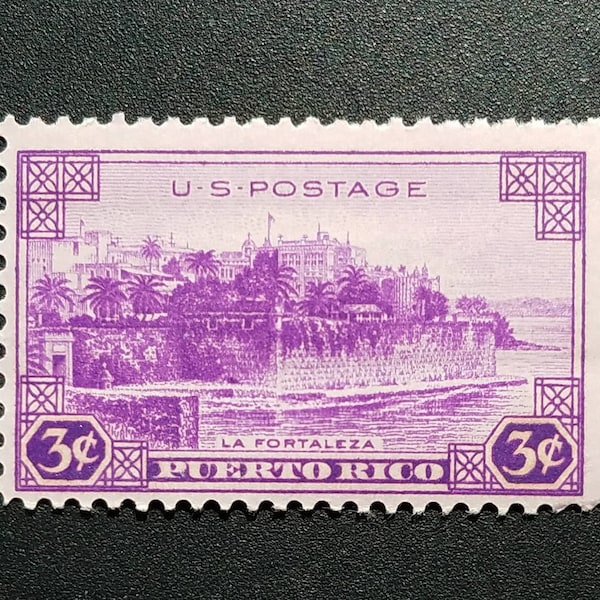 Puerto Rico 3 Cent Stamps - Etsy