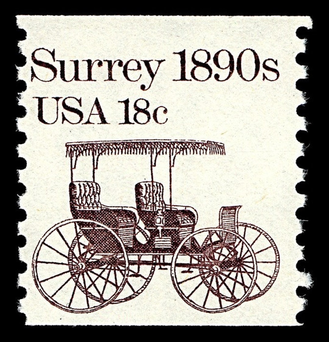 Five 5 Surrey 1890s Stamp 18c // 18 Cent Stamps // Face Value 0.90 - Etsy