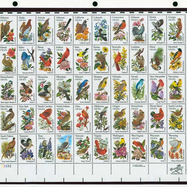 Vintage Bird Stamps - Etsy