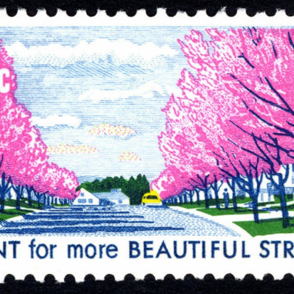 Plant for More Beautiful Streets Stamp - Etsy