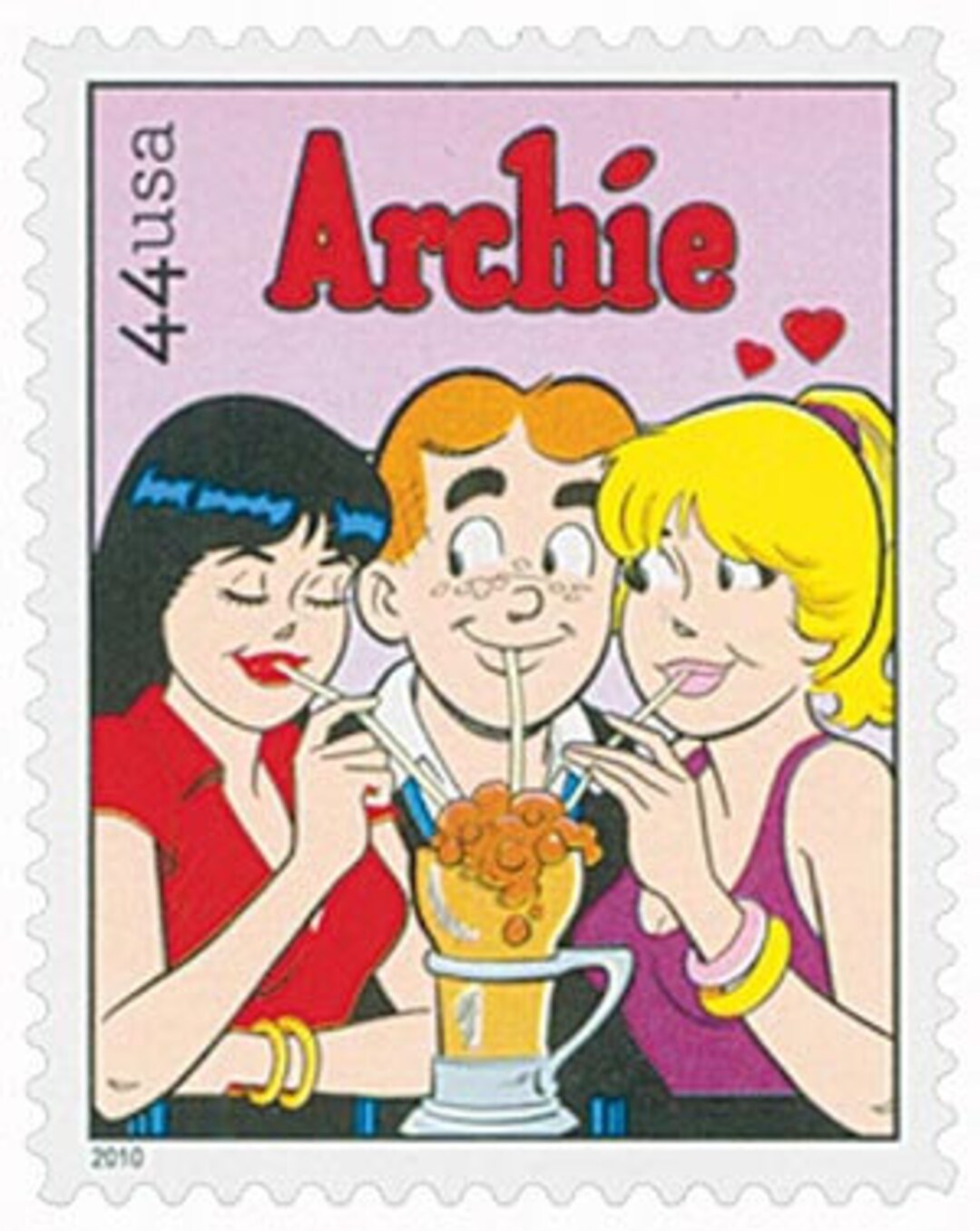 One 1 Archie 44c Stamp // Sunday Funnies // Unused Postage Stamp 44 ...