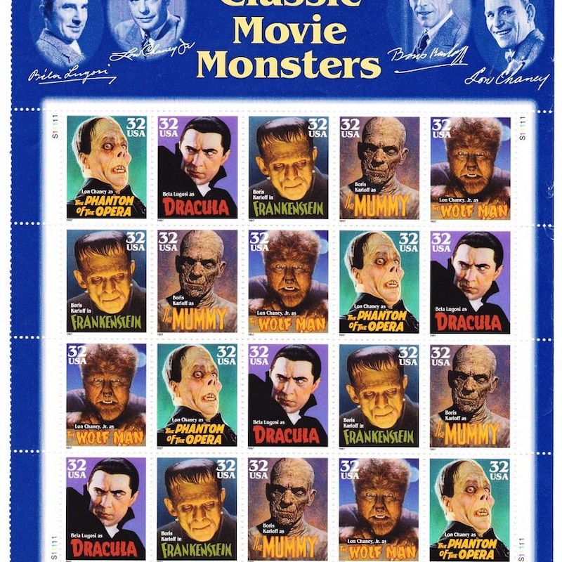 Monster Stamps - Etsy