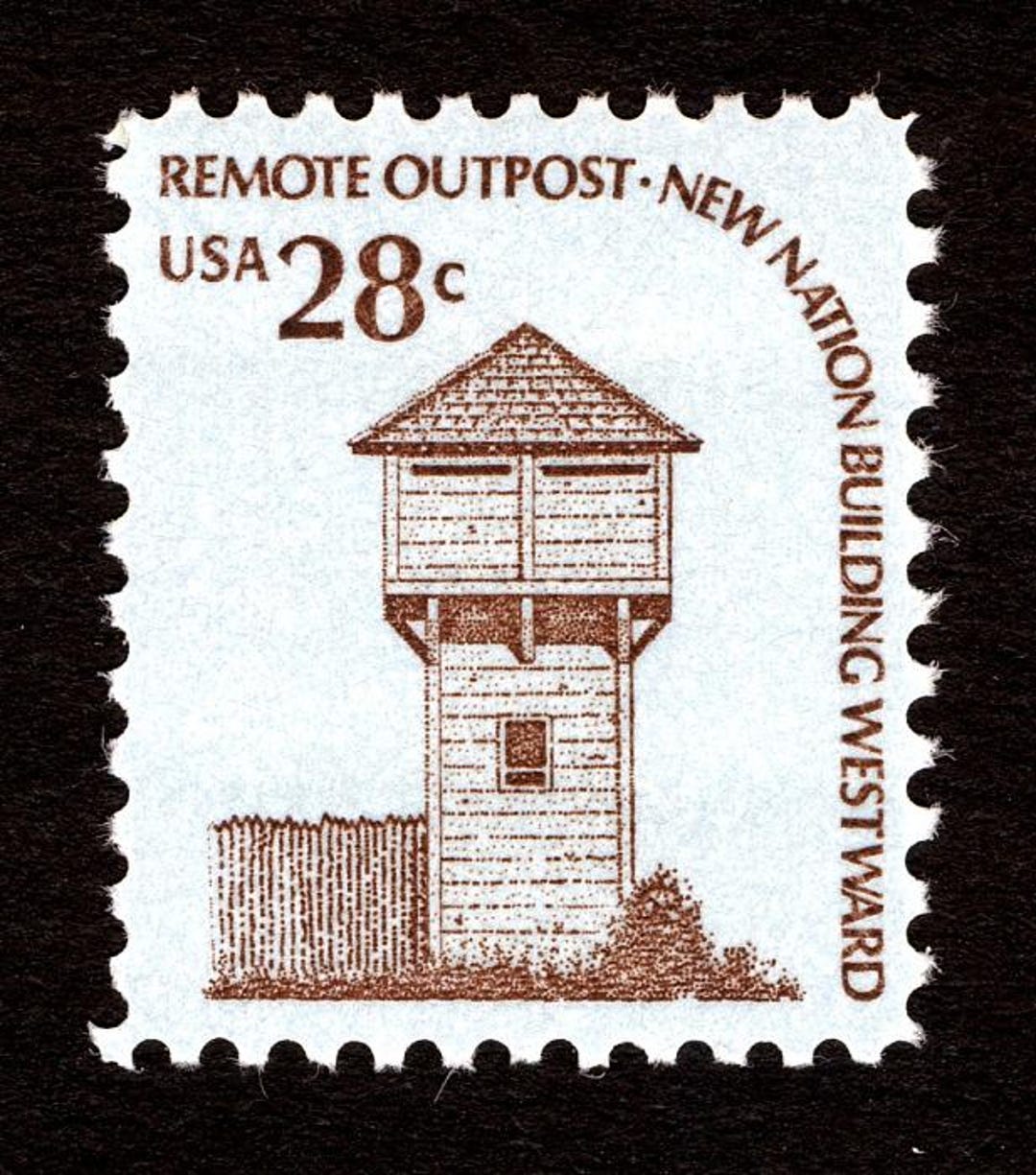 Five 5 Fort Nisqually 28c Stamps // Americana Series // 28 Cent Stamps ...