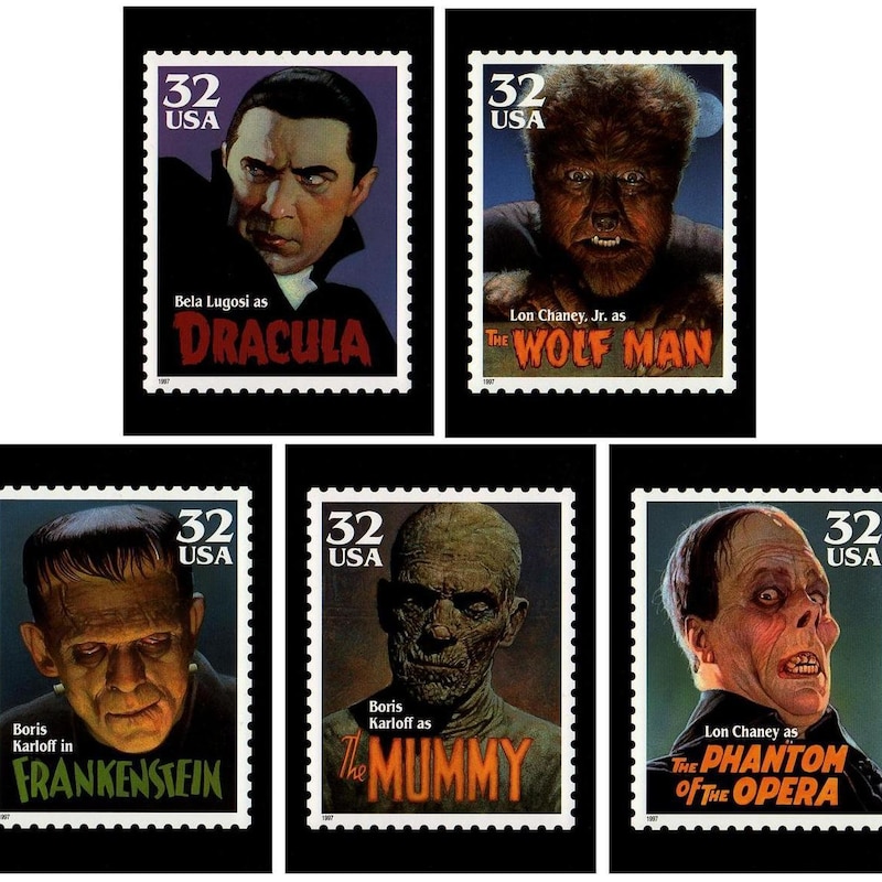 Monster Stamps - Etsy