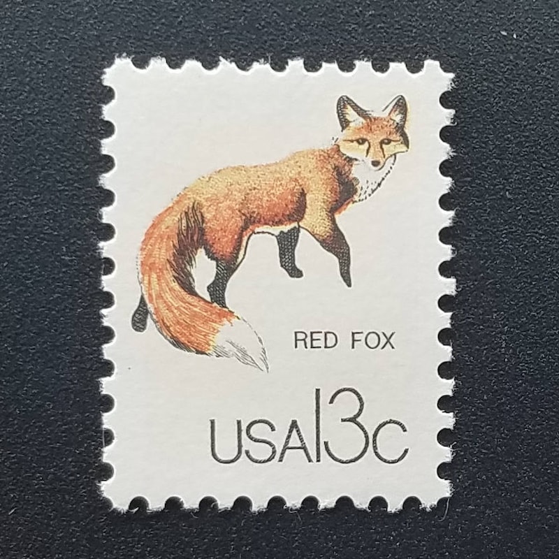 Fox Stamp - Etsy