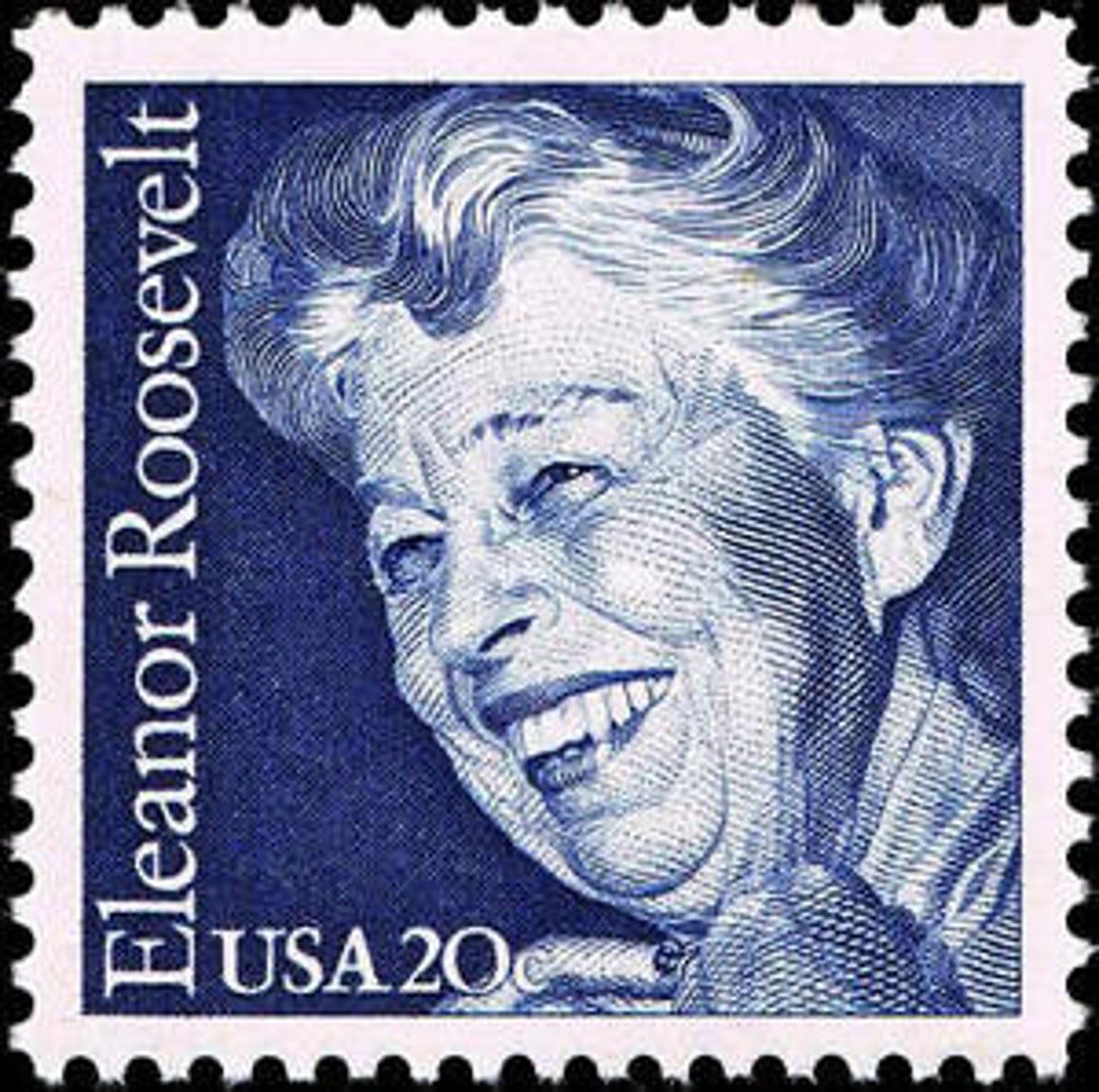 Eleanor Roosevelt 20c Postage Stamps, Unused Vintage Set of 5 - Etsy