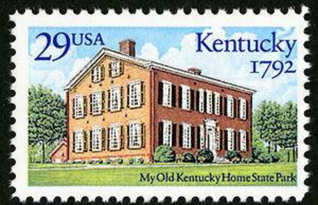 Five 5 Vintage Unused Postage Stamps - Kentucky 29c // 29 Cents Stamps ...
