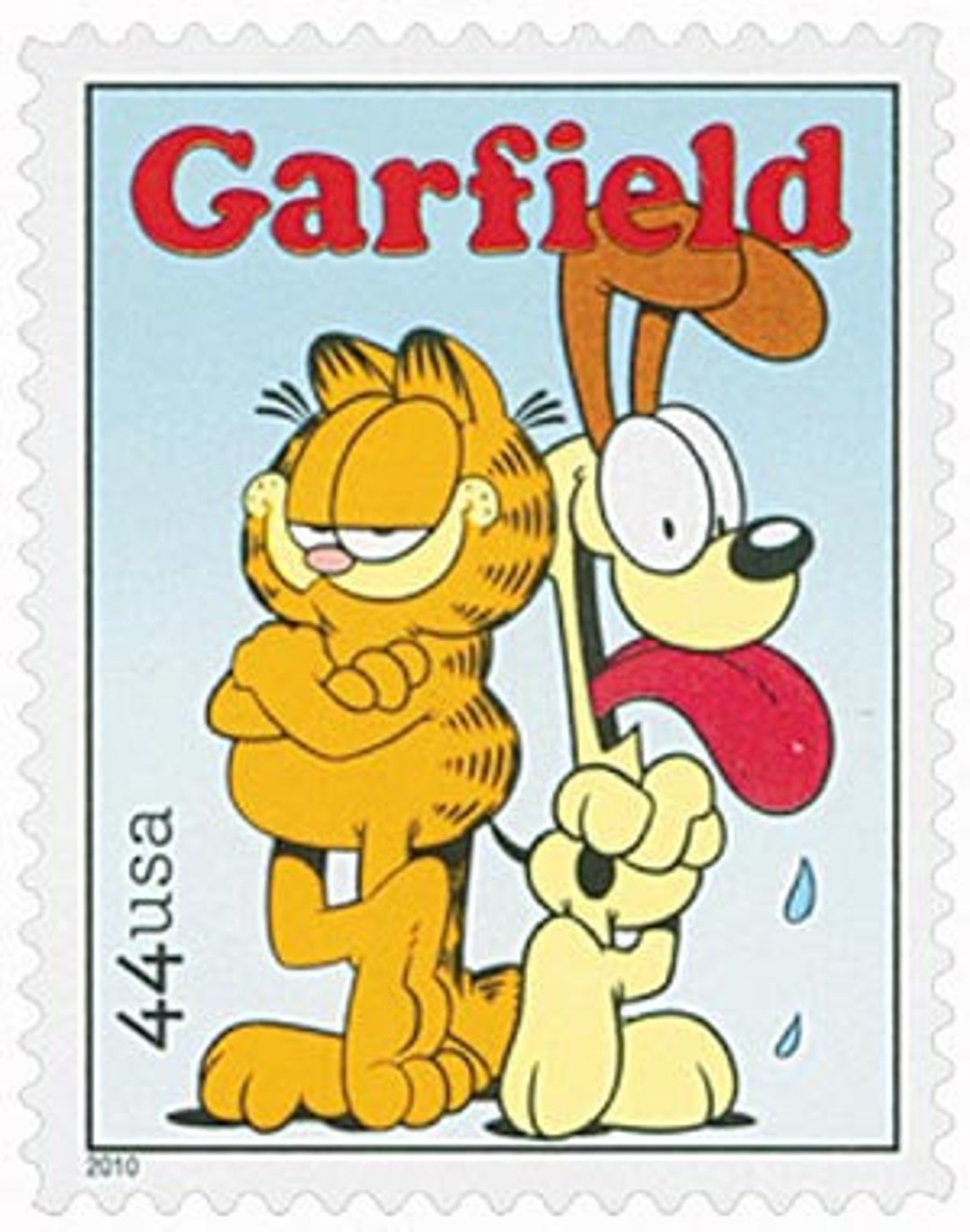 One 1 Garfield 44c Stamps// Sunday Funnies // Unused Postage Stamp 44 ...