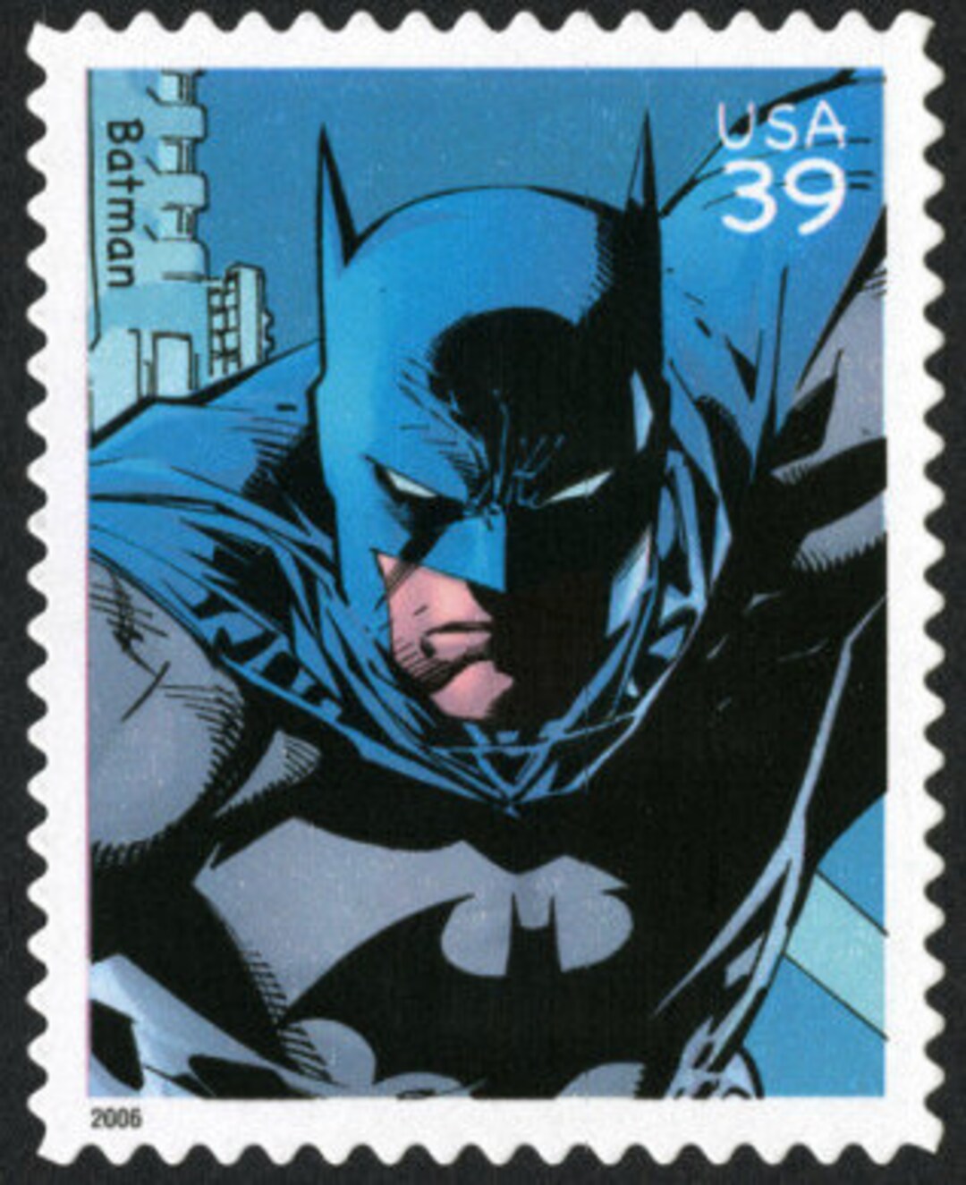Vintage 2006 Batman 39c Stamp // Super Heroes, DC Comics // Unused ...