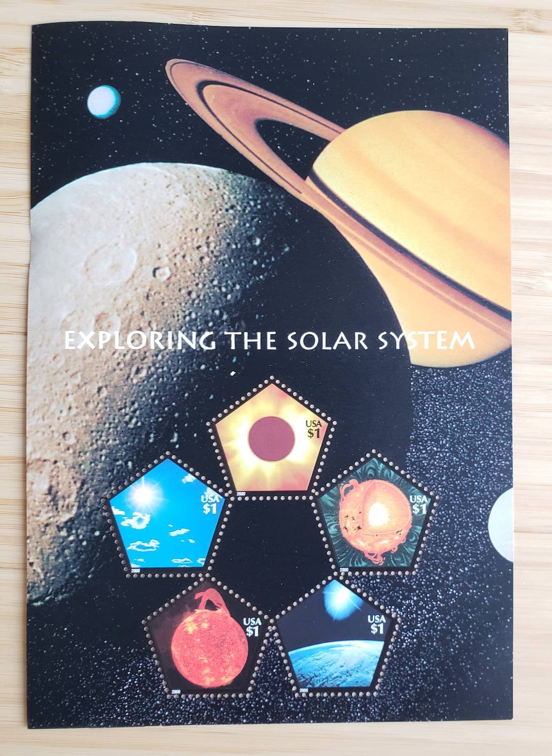 Exploring Solar System Postage Stamps, 2000, Unused (5 X 1 Dollar) - Etsy