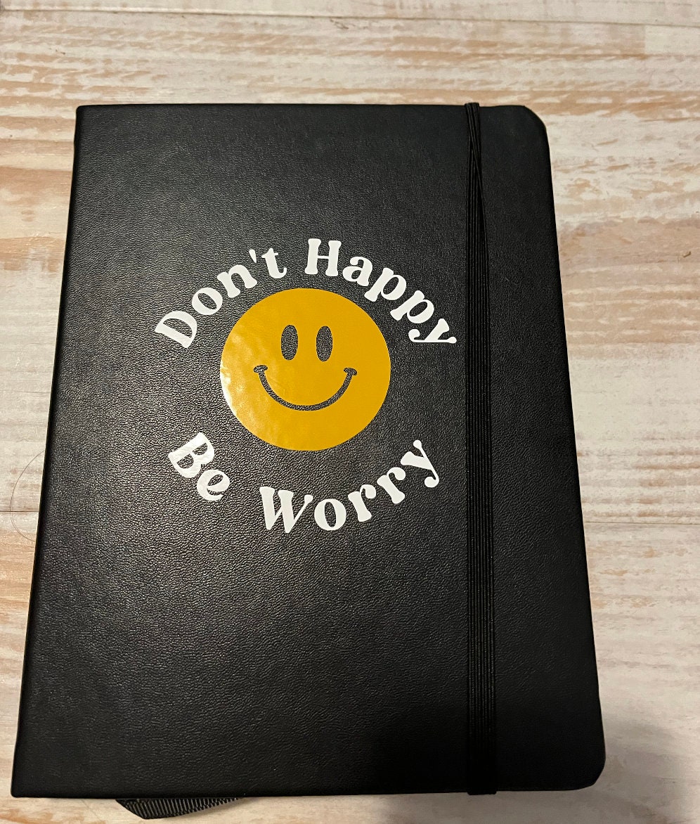 Don't Happy Be Worry Bullet Journal - Etsy